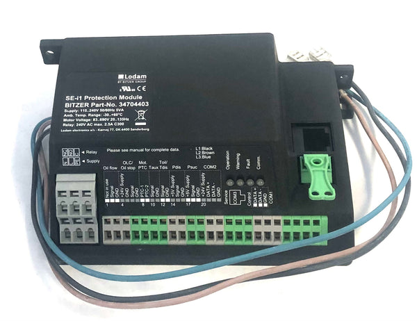 Bitzer Compressor Motor Protection Module SE-i1 ART:34705002, 34704403 ...