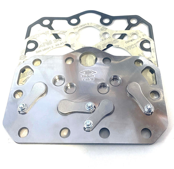 Bitzer (OEM) Valve Plate Assembly and Gasket Kit, Suit 4VH 4VHC ART: 3 ...